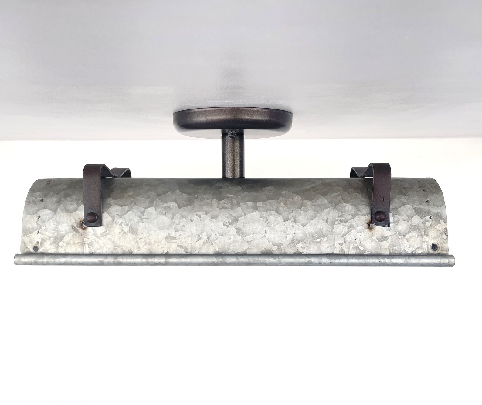 Rustic Galvanized Ceiling Light Fixture Farmhouse Lighting - Etsy