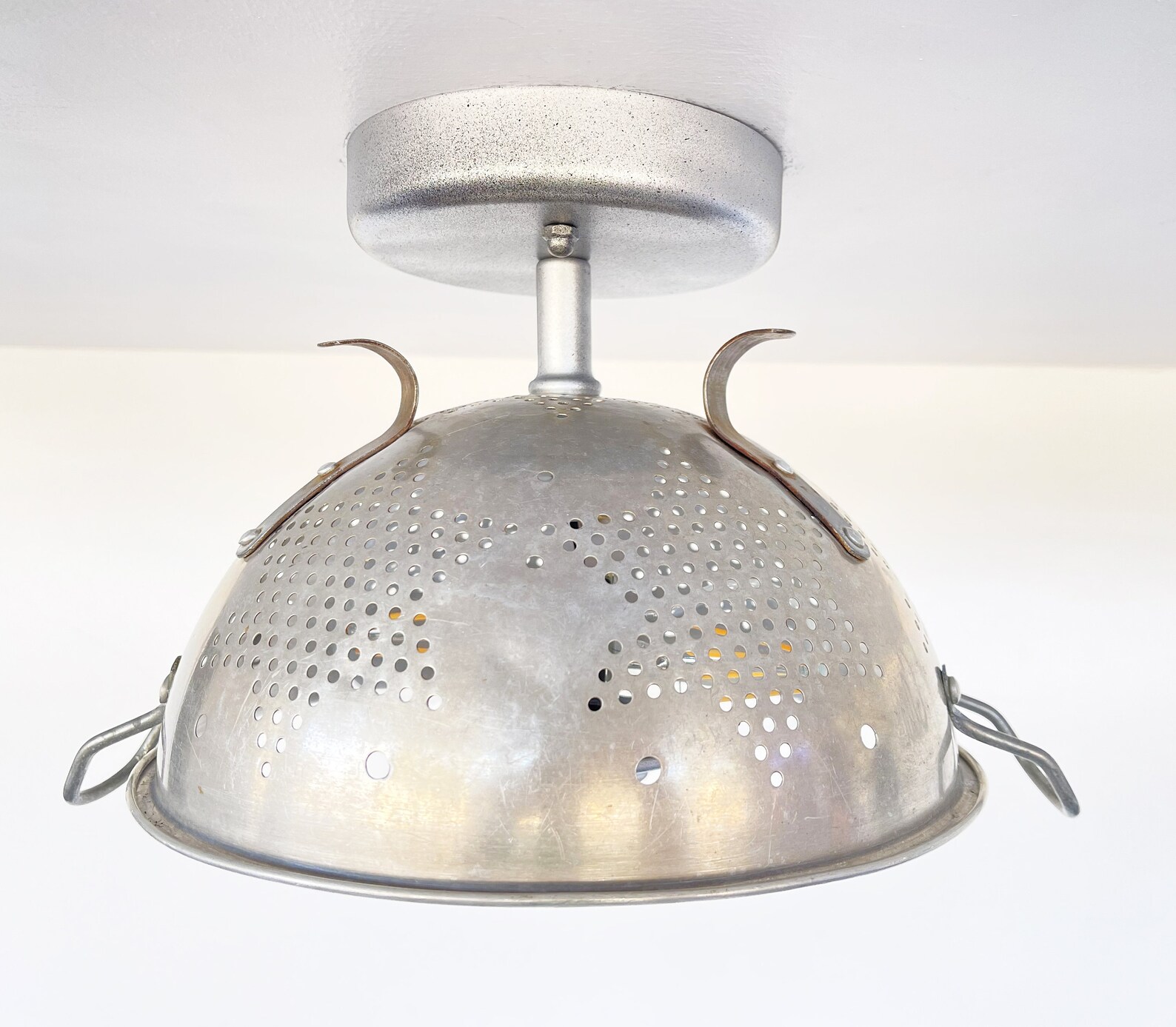 Vintage STAR Colander Light Fixture Ceiling Light Antique - Etsy