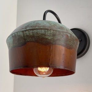 COPPER Handcrafted Rustic Farmhouse Wall Sconce Light lighting Fixture ...