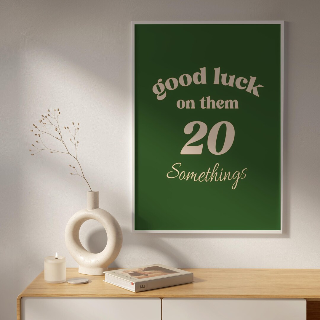 SZA "god Bless Them 20 Somethings" Lyric Poster - Olive Green & Cream Wall Art - Etsy