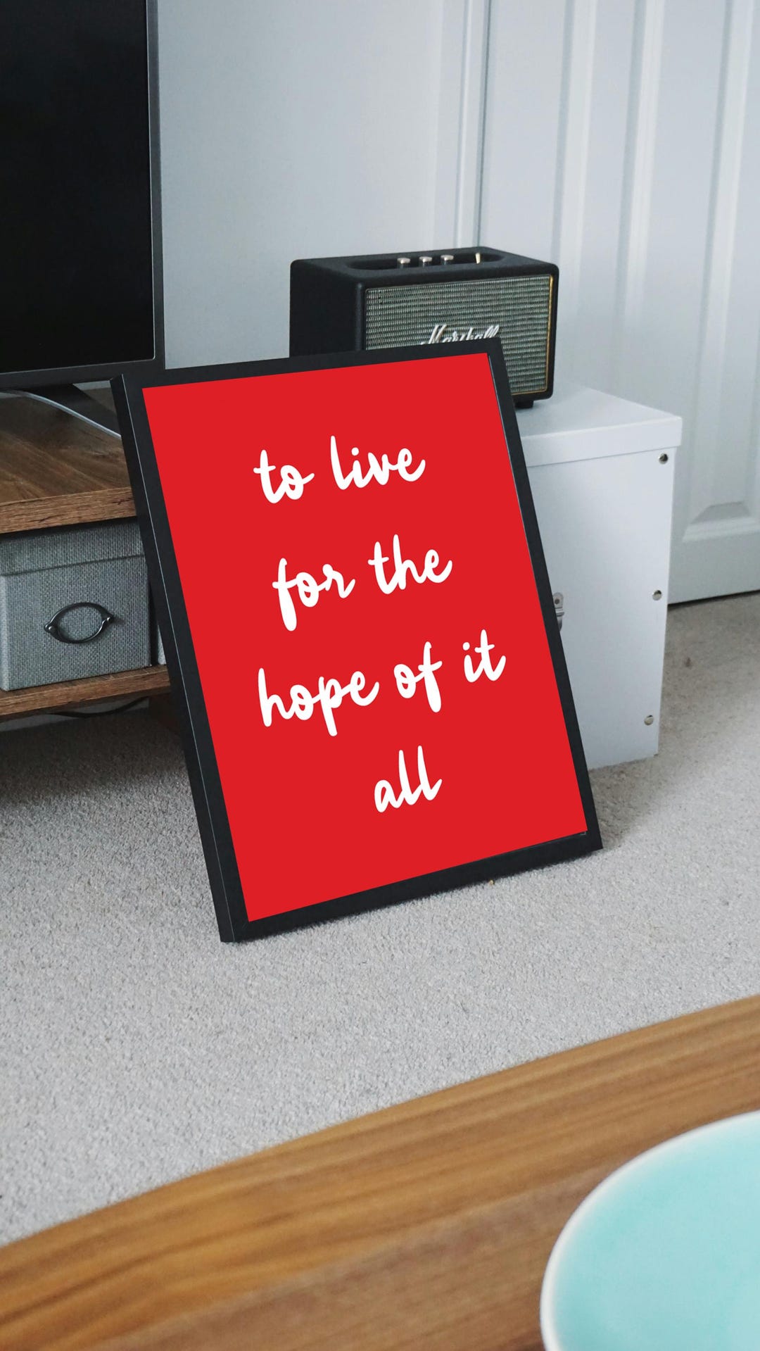 Taylor Swift Poster, to Live for the Hope of It All Poster, Taylor ...