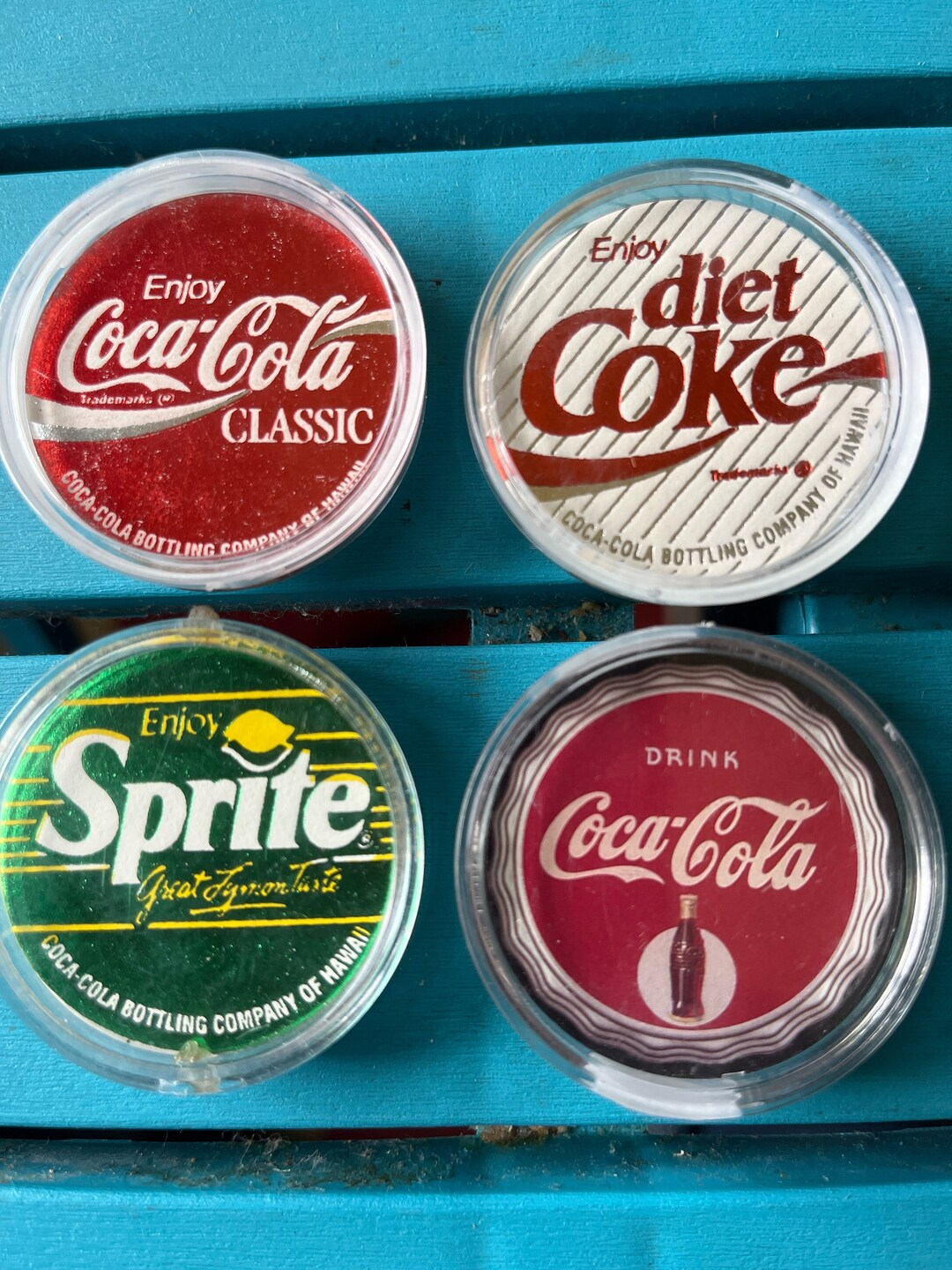 Coca-cola Refrigerator Magnets Set of 4 - Etsy