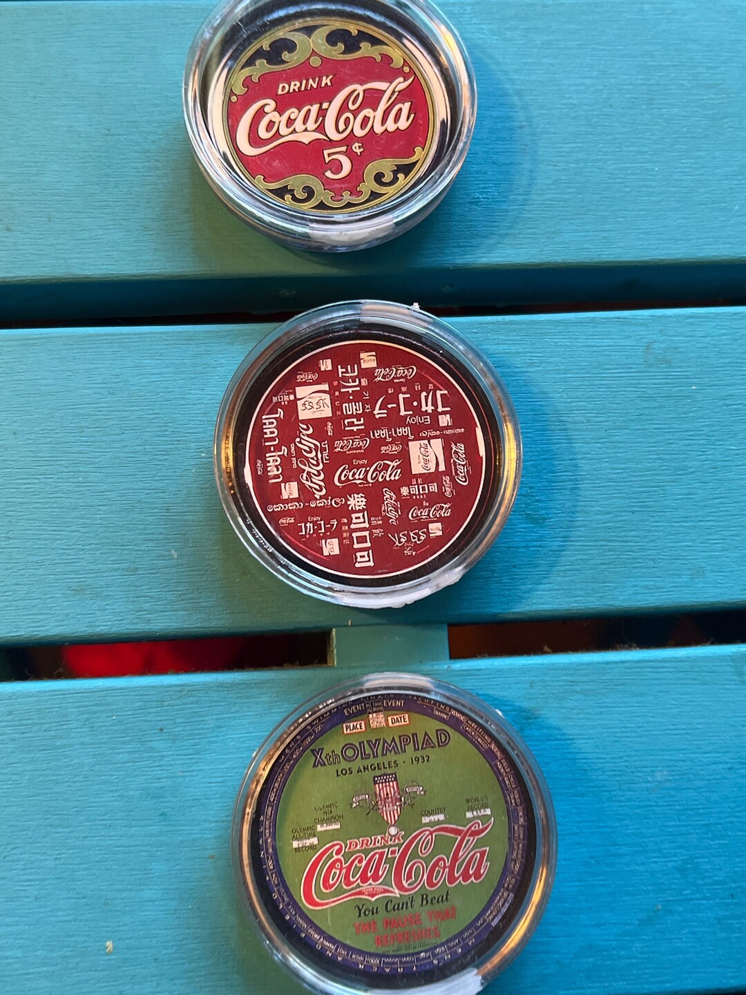 Coca-cola Refrigerator Magnets Set of 3 - Etsy