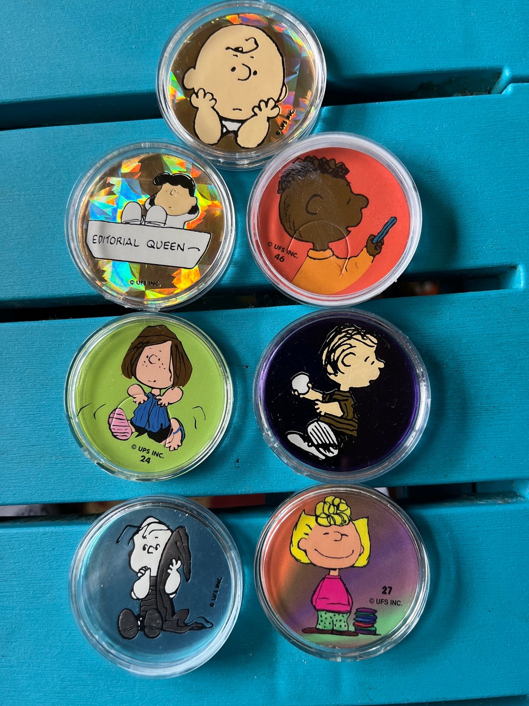 The Peanuts Gang Charlie Brown Refrigerator Magnets Set of 7 - Etsy