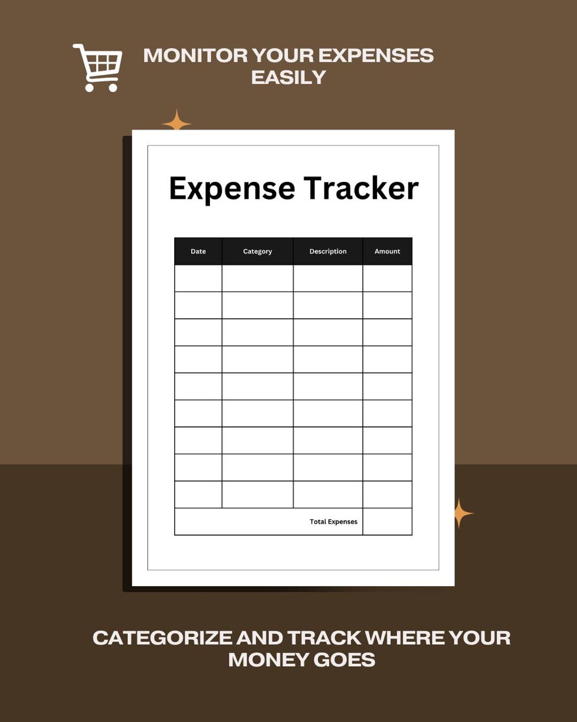 Printable Budget Tracker for Freelancers and Side Hustlers | Income ...
