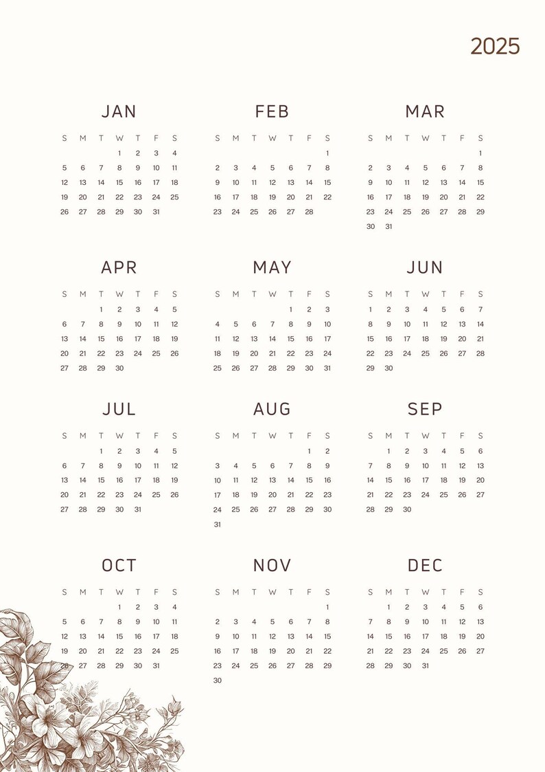 Minimalist 2025 Productivity Planner - Etsy Norway