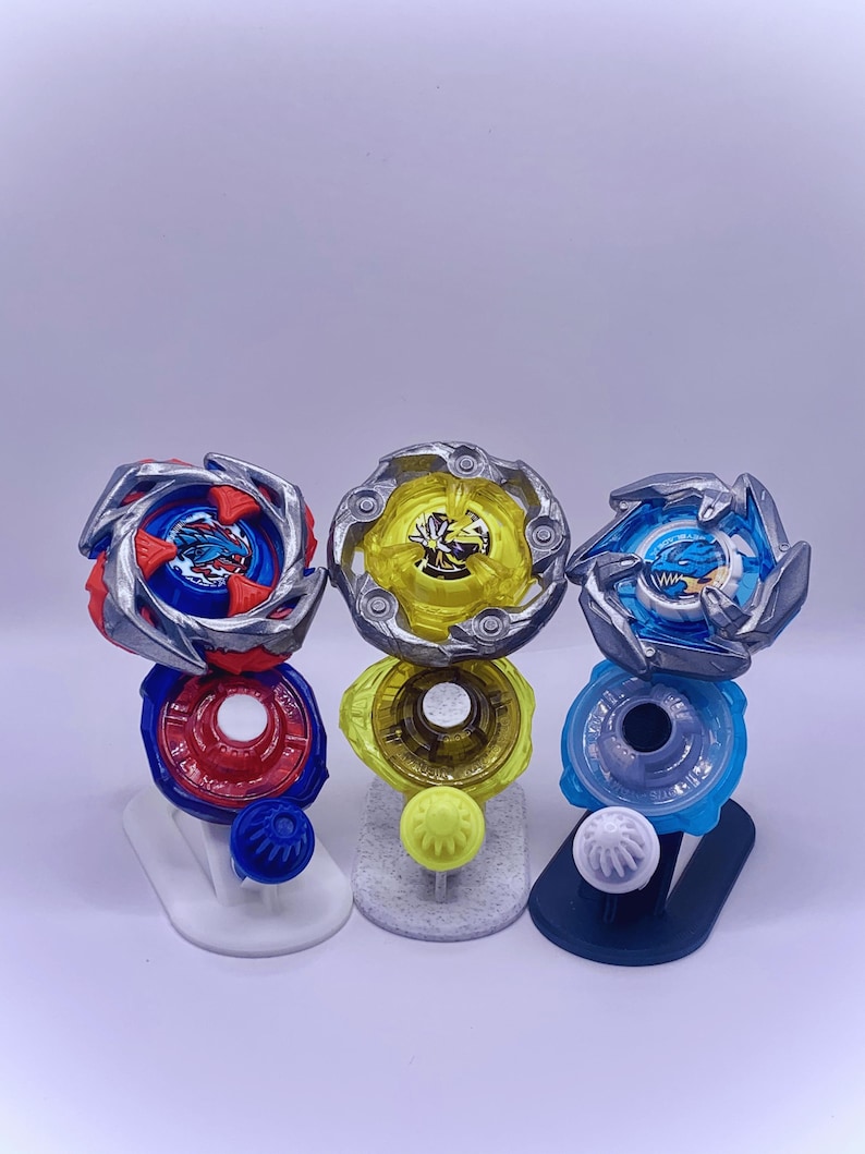 Beyblade X Display Stand - 3 Pack - PLA - Black, White, Marble - Etsy
