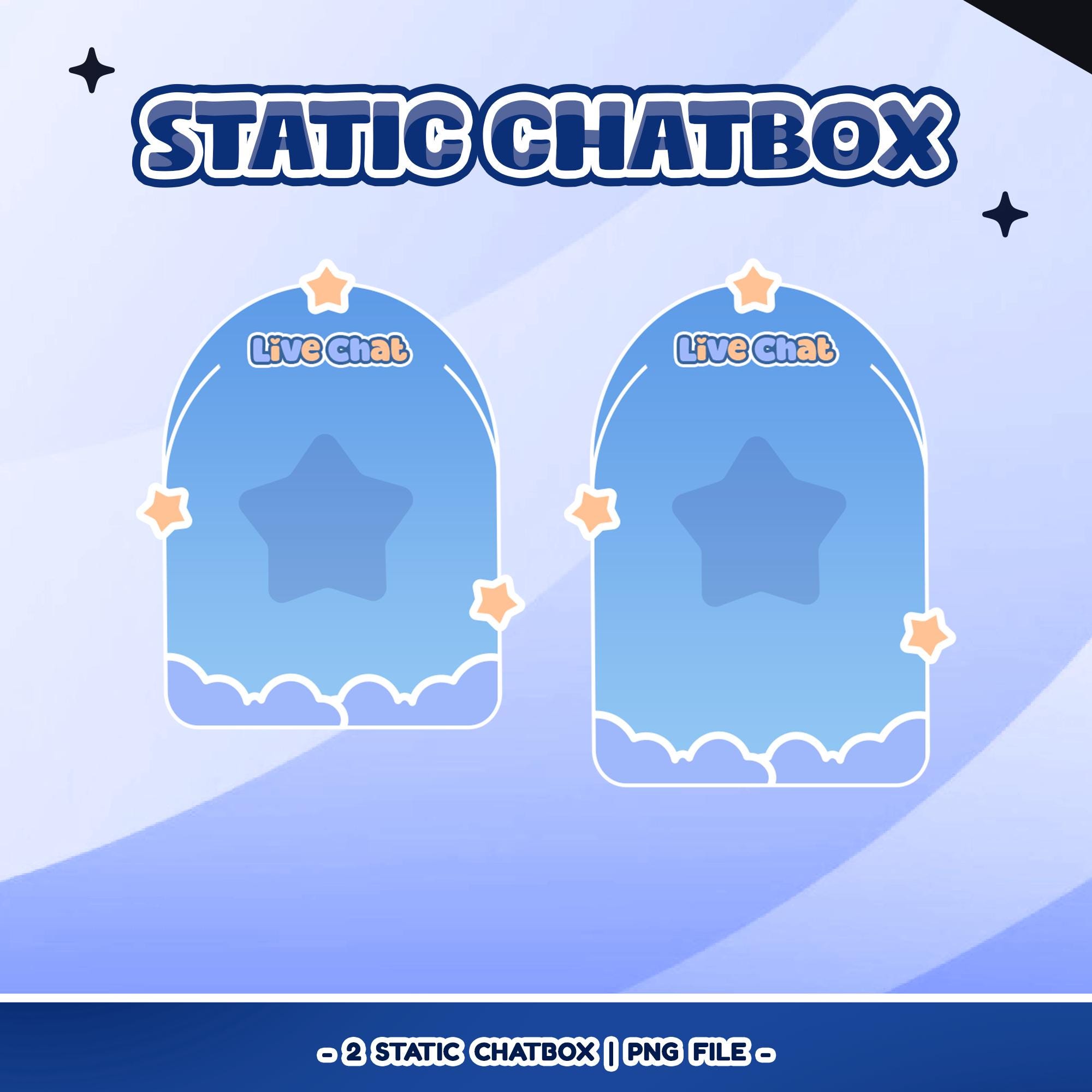 Dreamy Sky Animated Stream Overlay Pack for Twitch Kick Youtube – Cute ...