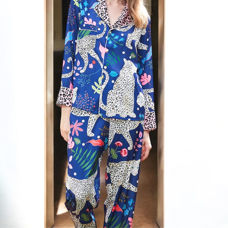 Leopard Pajamas - Etsy