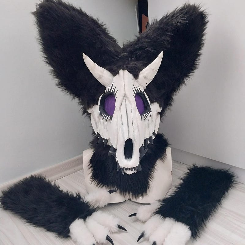 Skulldog Fursuit - Etsy