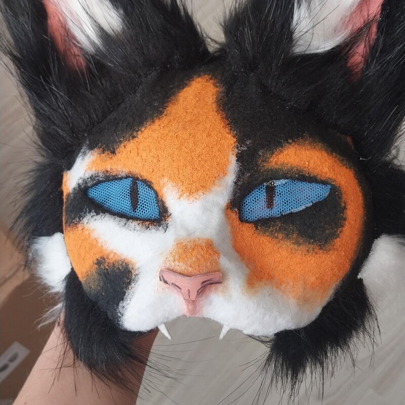 Calico Cat Therian Mask - Etsy
