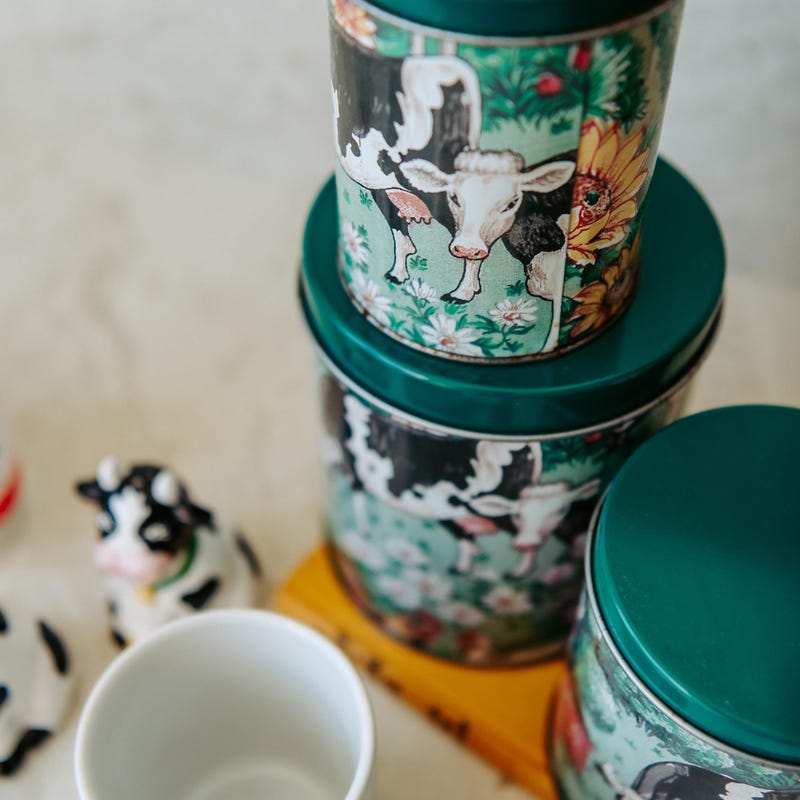 Cow Canisters - Etsy