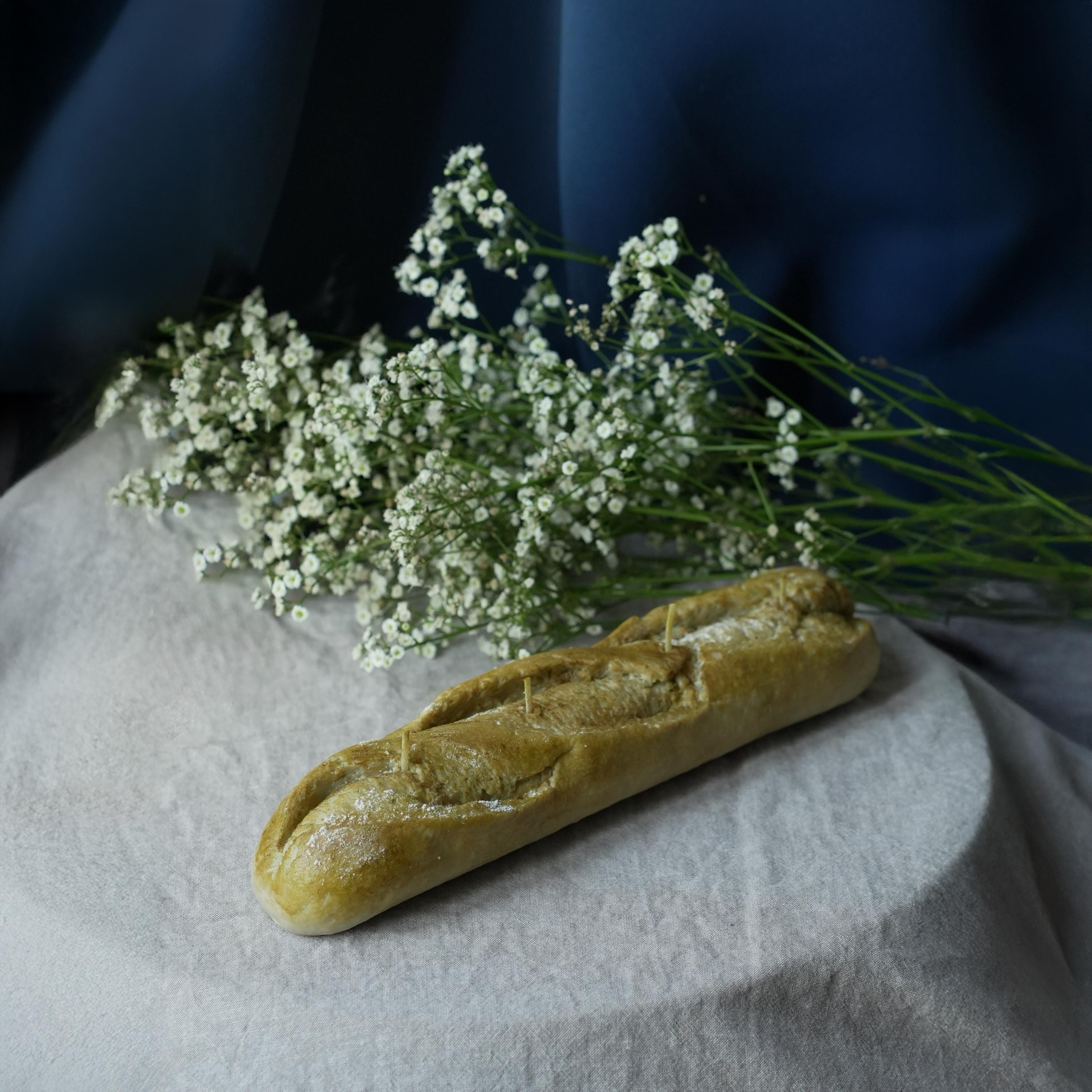 Realistic Baguette Candle Handmade Bread Loaf - Scented or Unscented - Etsy