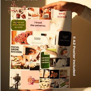 Personalized Vision Board Kit: Goal Setting, Affirmations & Photo ...
