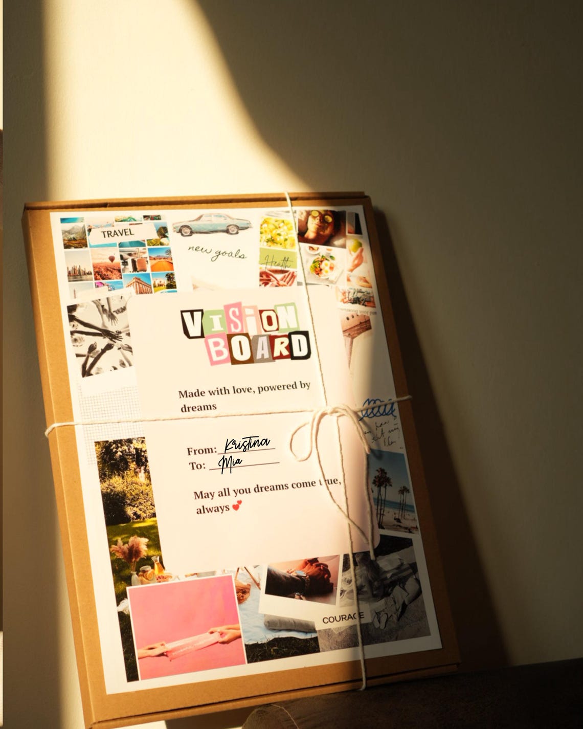 Personalized Vision Board Kit: Goal Setting, Affirmations & Photo ...