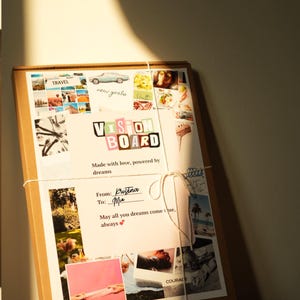 Personalized Vision Board Kit: Goal Setting, Affirmations & Photo ...