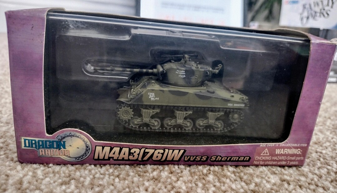 1/72 DRAGON ARMOR American Sherman M4a3e8 WW2 Tank 60298 - Etsy