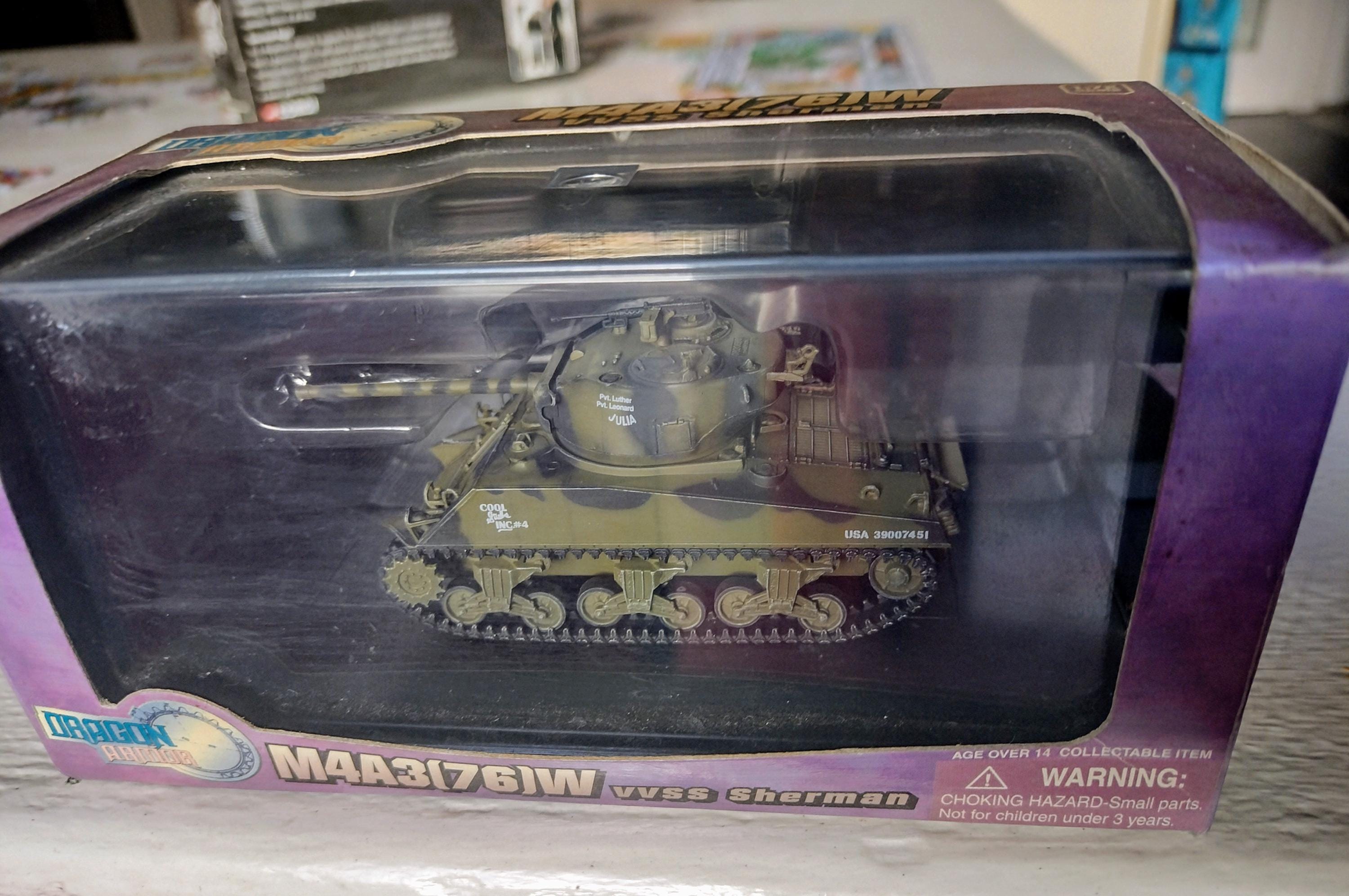 1/72 DRAGON ARMOR American Sherman M4a3e8 WW2 Tank 60298 - Etsy