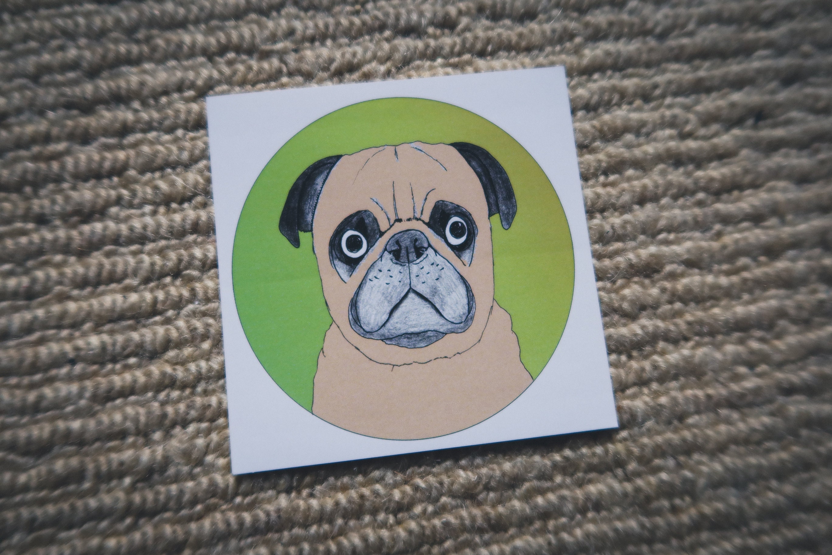 Pug Sticker - Etsy