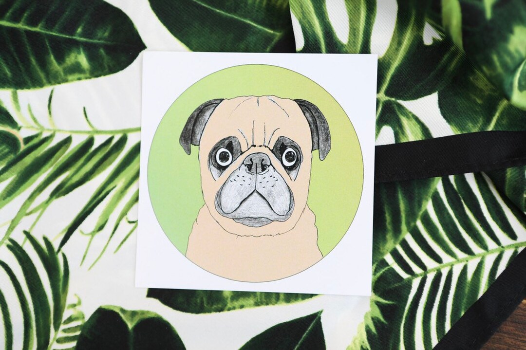 Pug Sticker - Etsy