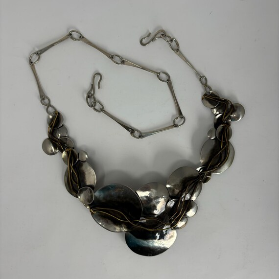 Vintage 1991 Joseph Boris Belt signed Hammered Silver… - Gem