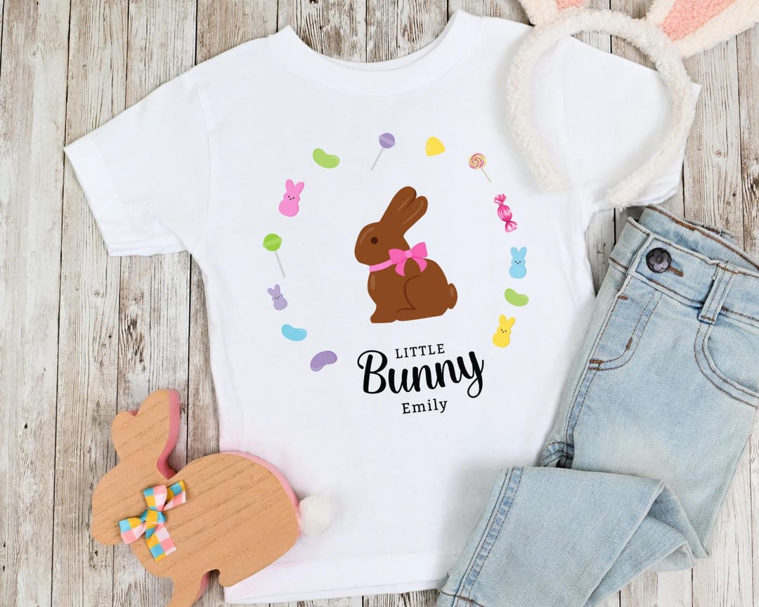 Custom Easter T-shirt, Personalized Easter Shirt, Bunny Shirt, Shirt ...