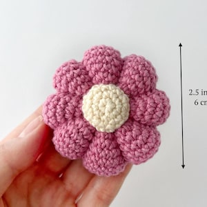 Crochet Keychain Flower Amigurumi Pattern Plush Keychain Crochet ...