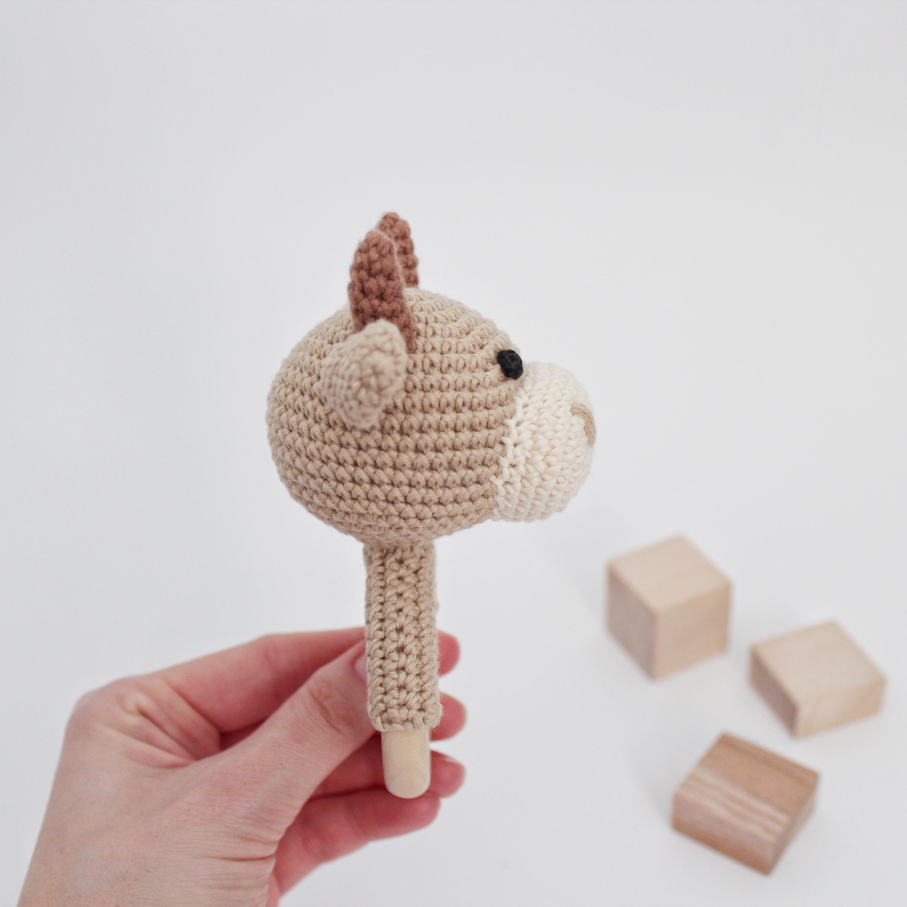 Crochet Cow Pattern Baby Rattle Amigurumi Cow Plush Pattern Crochet ...