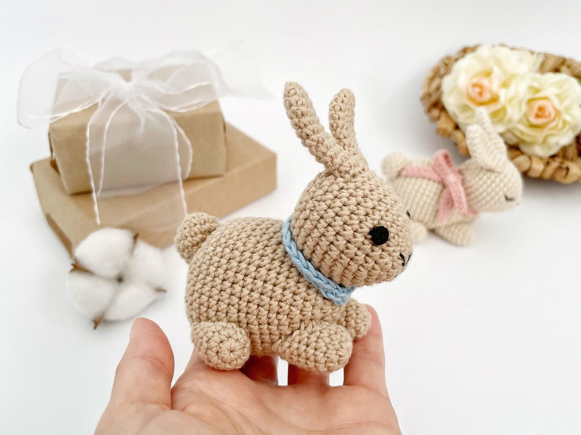 Crochet Bunny Amigurumi Pattern PDF Tutorial Crochet Rabbit Plush ...