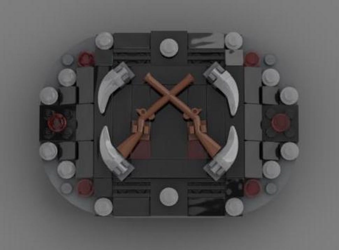 Lego Crossed Guns Belt Buckle - Etsy