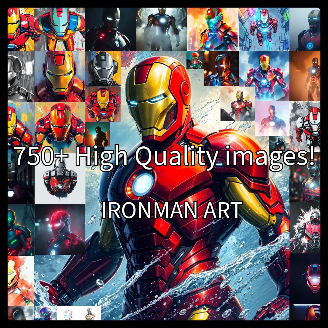 Ironman Art Bundle - 750+ High-quality Images | Digital Download Pack ...