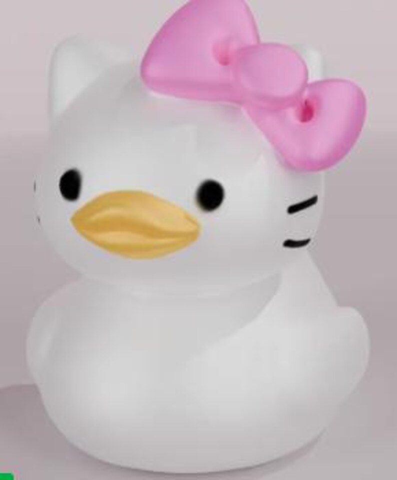 HELLO KITTY DUCK - Etsy