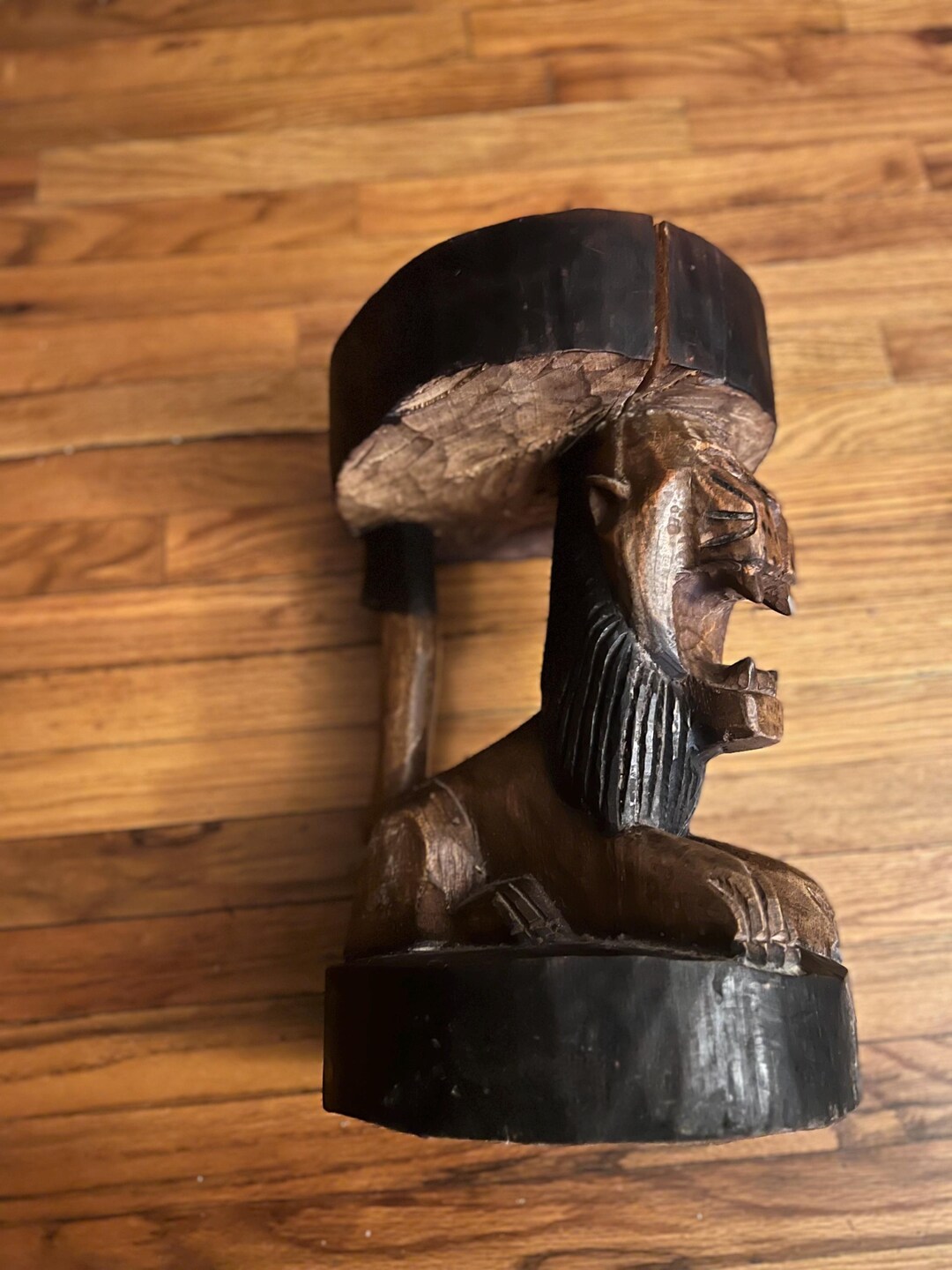 African Lion Stool - Etsy