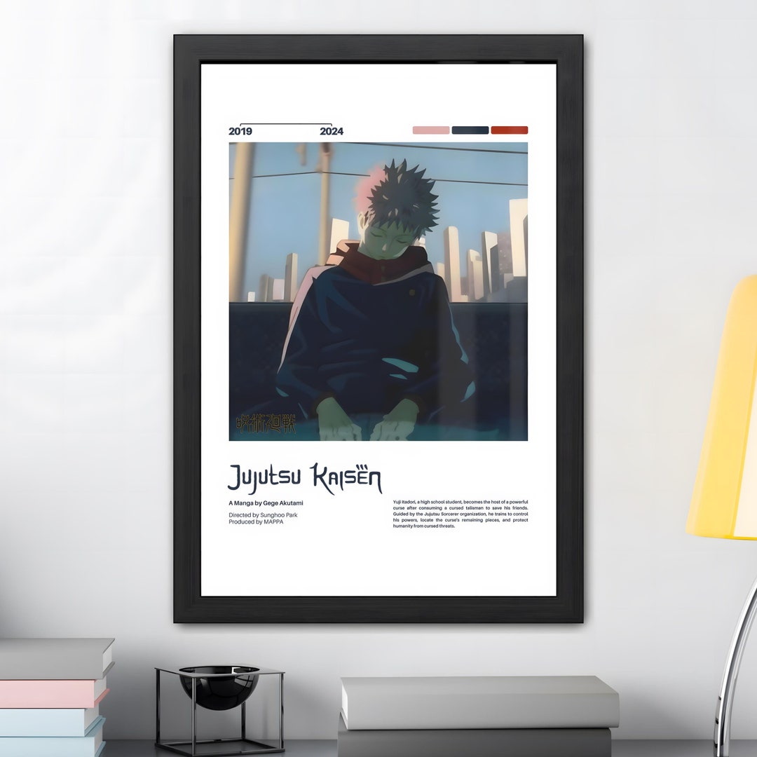 Jujutsu Kaisen Wall Art, Anime-inspired Vertical Posters, Minimalist ...