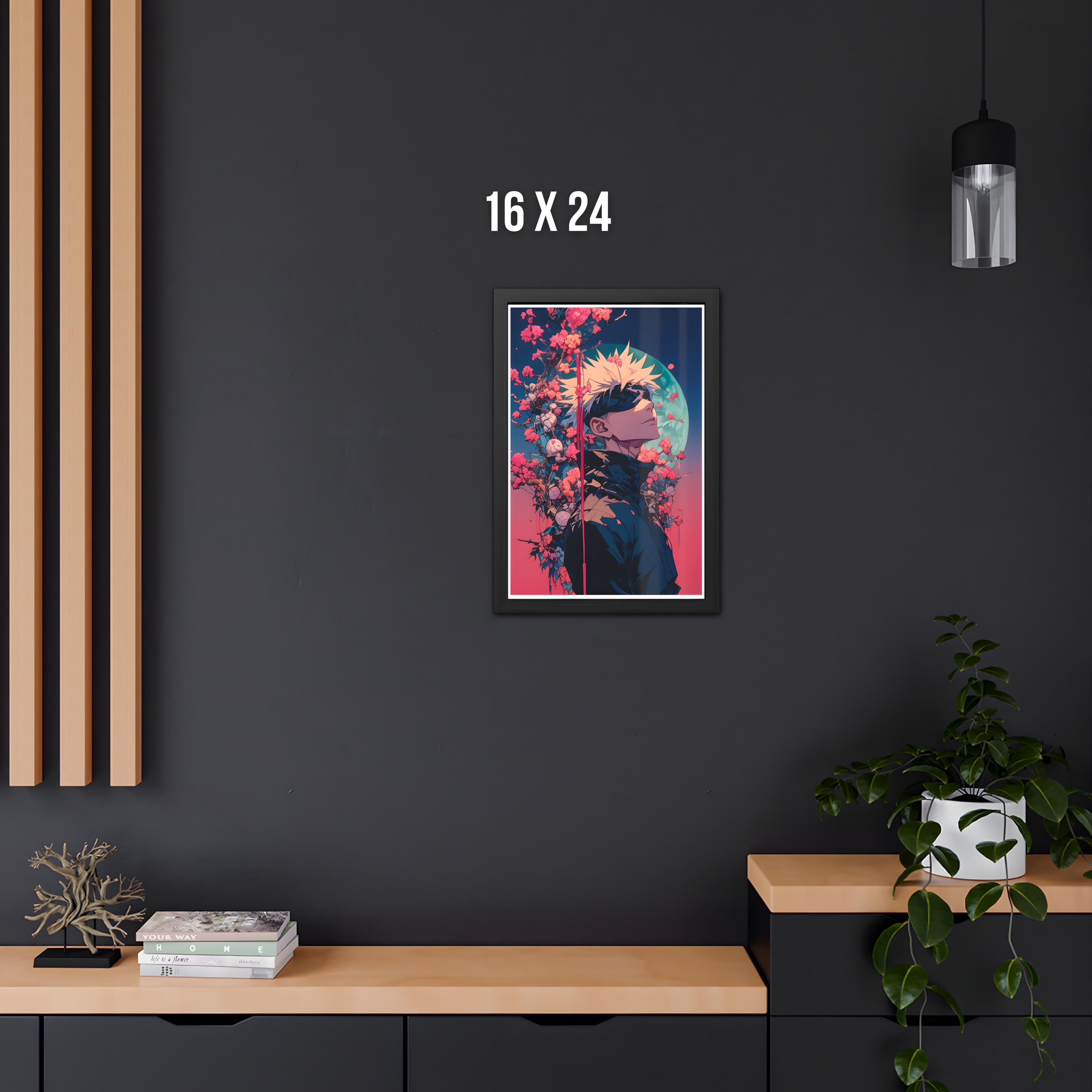 Satoru Gojo JJK, Anime Poster, Kawaii Aesthetic Room Decor, Vertical ...