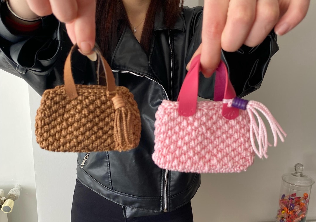Crochet Pattern Crochet Mini Bag With Video Tutorial-pdf Download ...