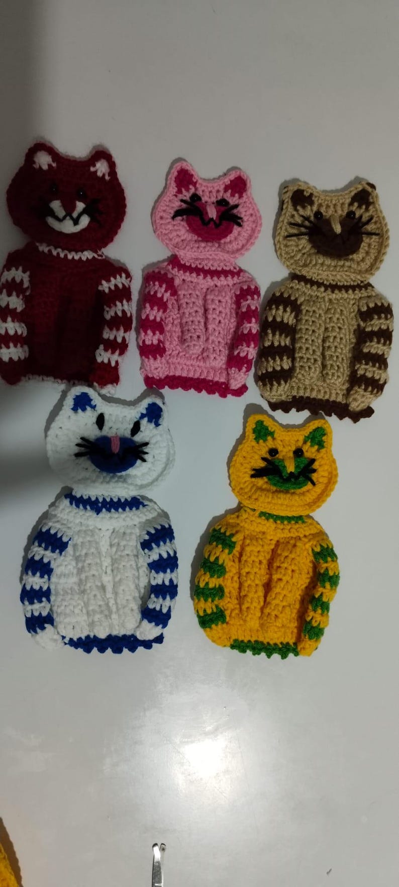 Crochet Cat Applique Pattern: DIY Cat Motif (PDF) - Etsy