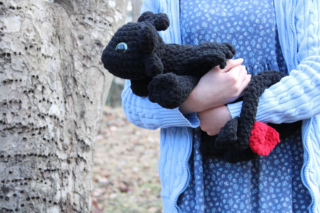 MADE TO ORDER - Crochet Toothless & Lightfury Plush Set: Dragon Snuggle ...
