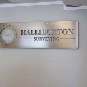 Large Custom Metal Signs | Logo Sign | Business Sign | Indoor or ...