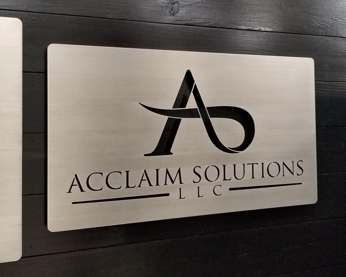 Large Custom Metal Signs | Logo Sign | Business Sign | Indoor or ...