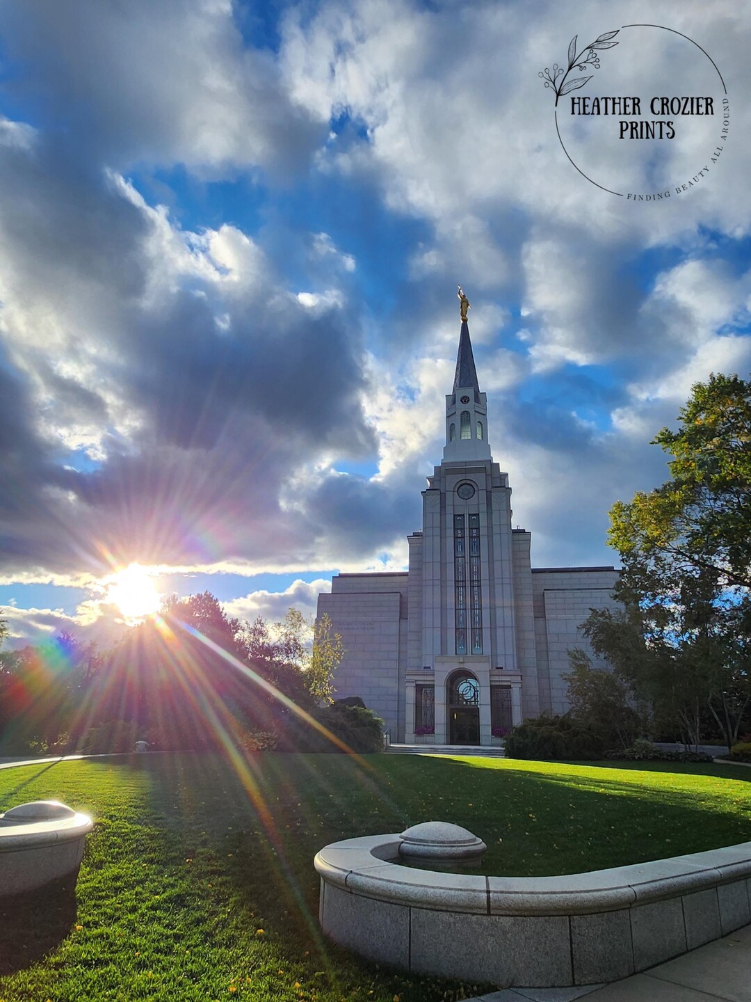 Boston, Massachusetts Temple in the Fall #3 - Etsy