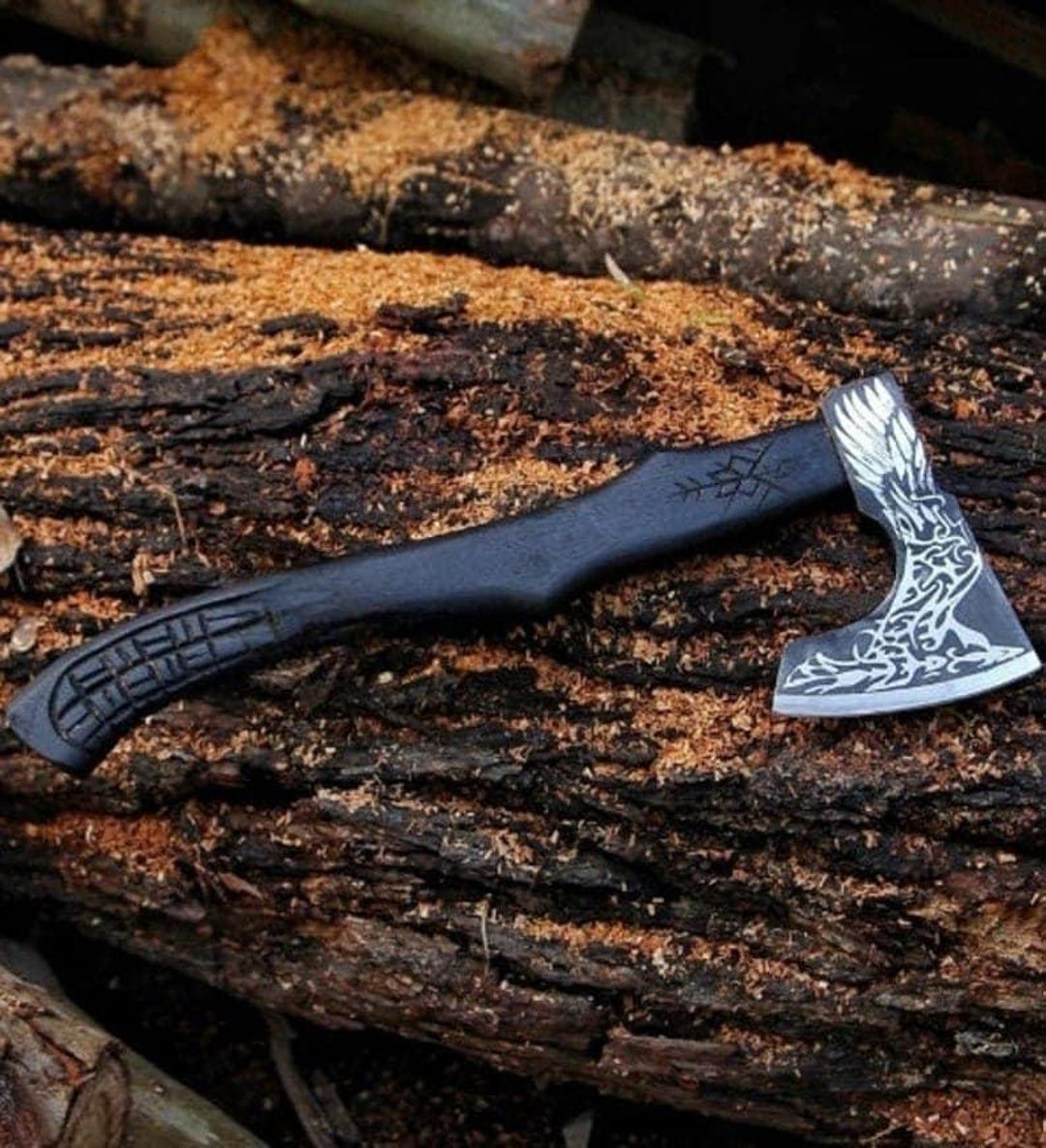 Hand Forged Viking Axe, Custom Made Gift for Men & Women, Groomsmen Wedding Gift, Perfect ...