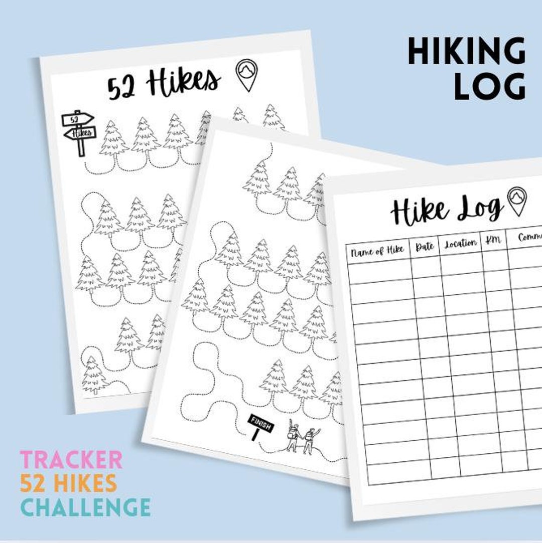 Hiking Tracker - Etsy