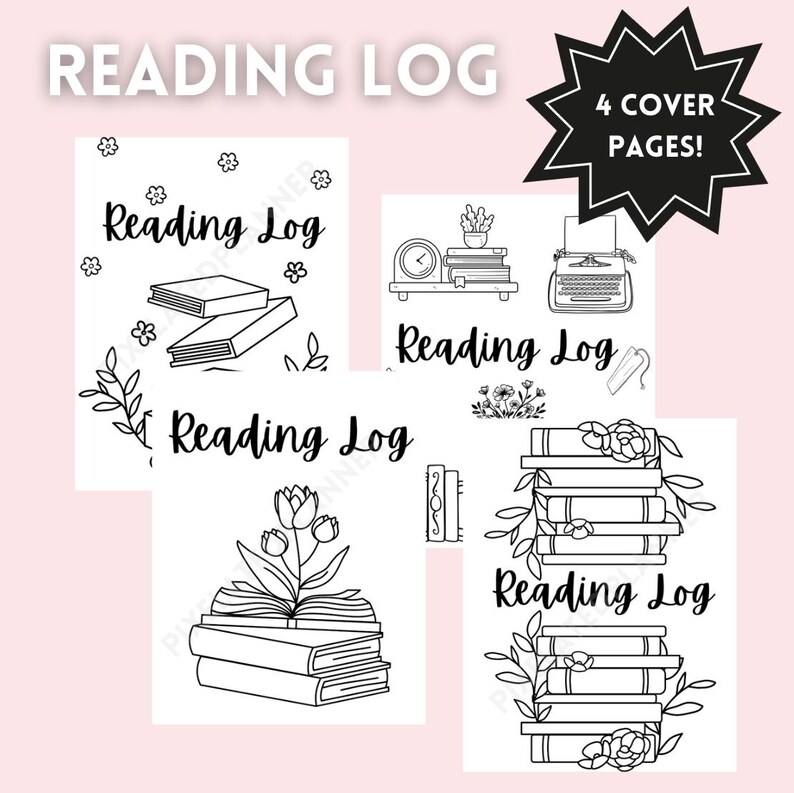 Reading Log - Etsy