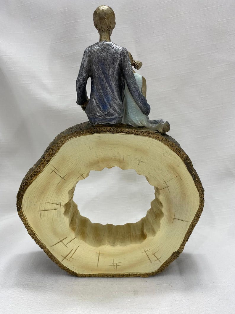 Handmade Wooden Look Lover Figurine - Romantic Decoration - Etsy
