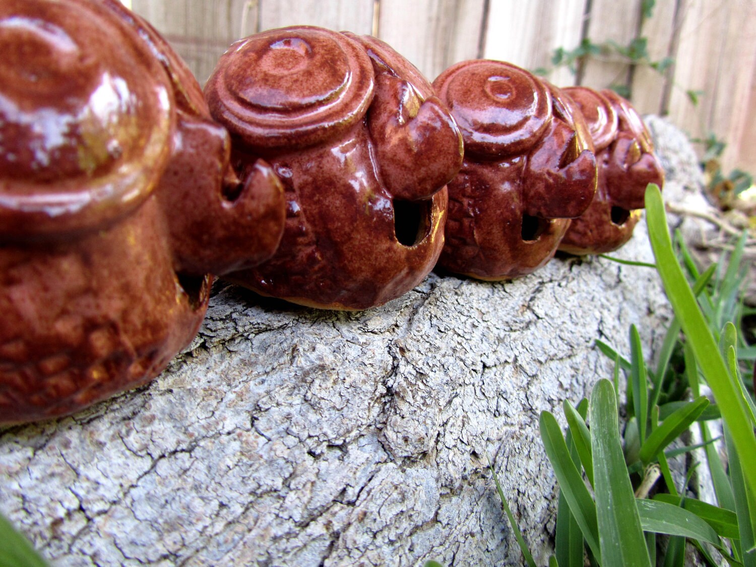 Stoneware Owl Whistle Miniature Pottery Art - Etsy