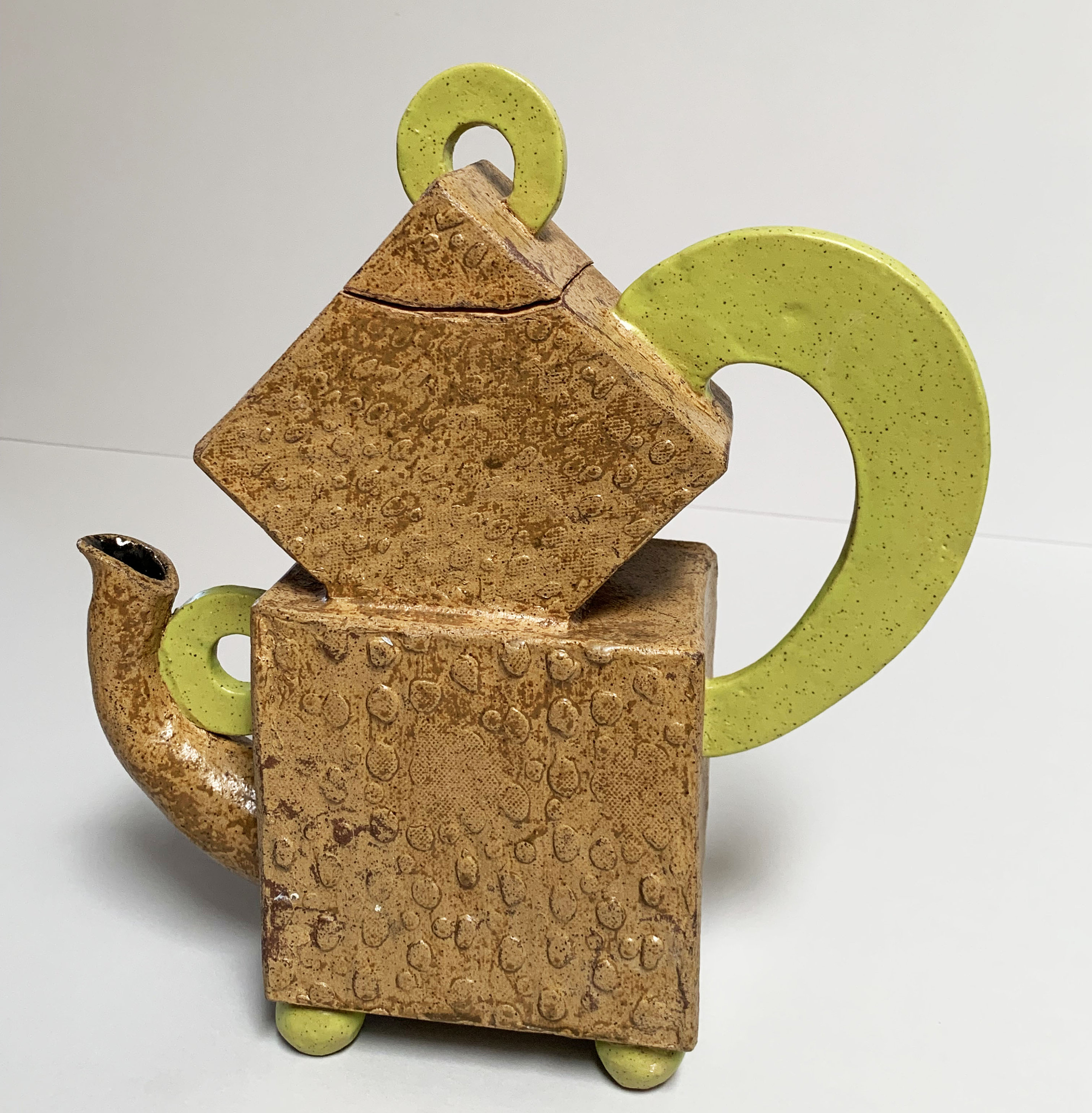 Stacked Square Teapot Hand-built Stoneware - Etsy