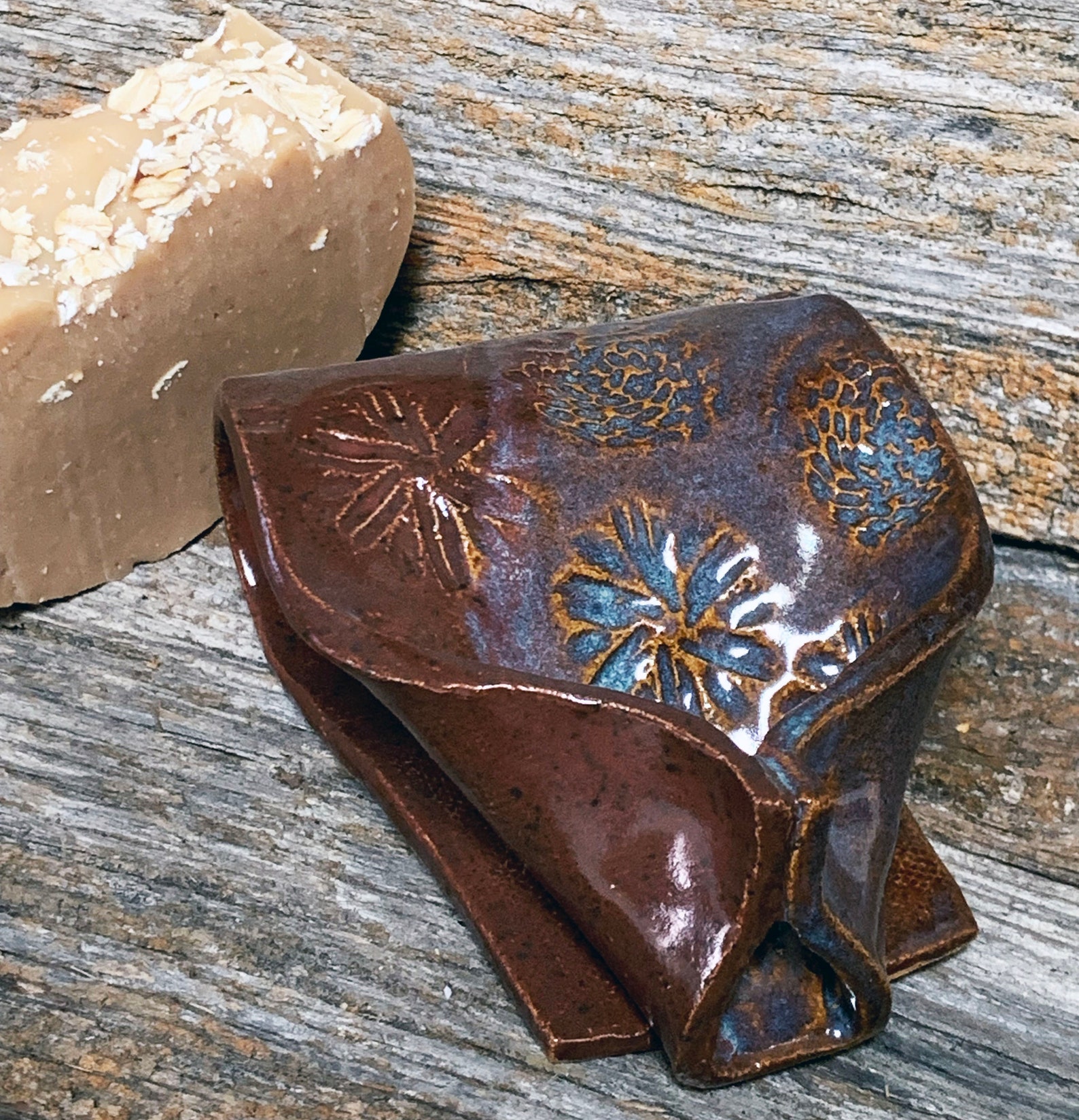 Folded Soap Dish, Unique Stoneware Art - Etsy