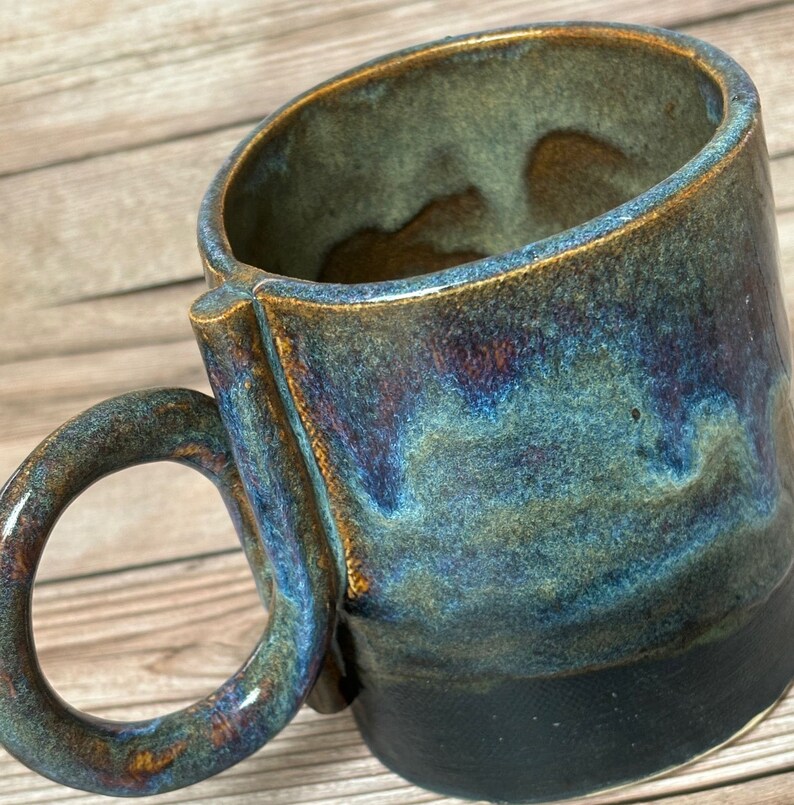 Stoneware Mug, 16 Oz, Unique Pottery Art - Etsy