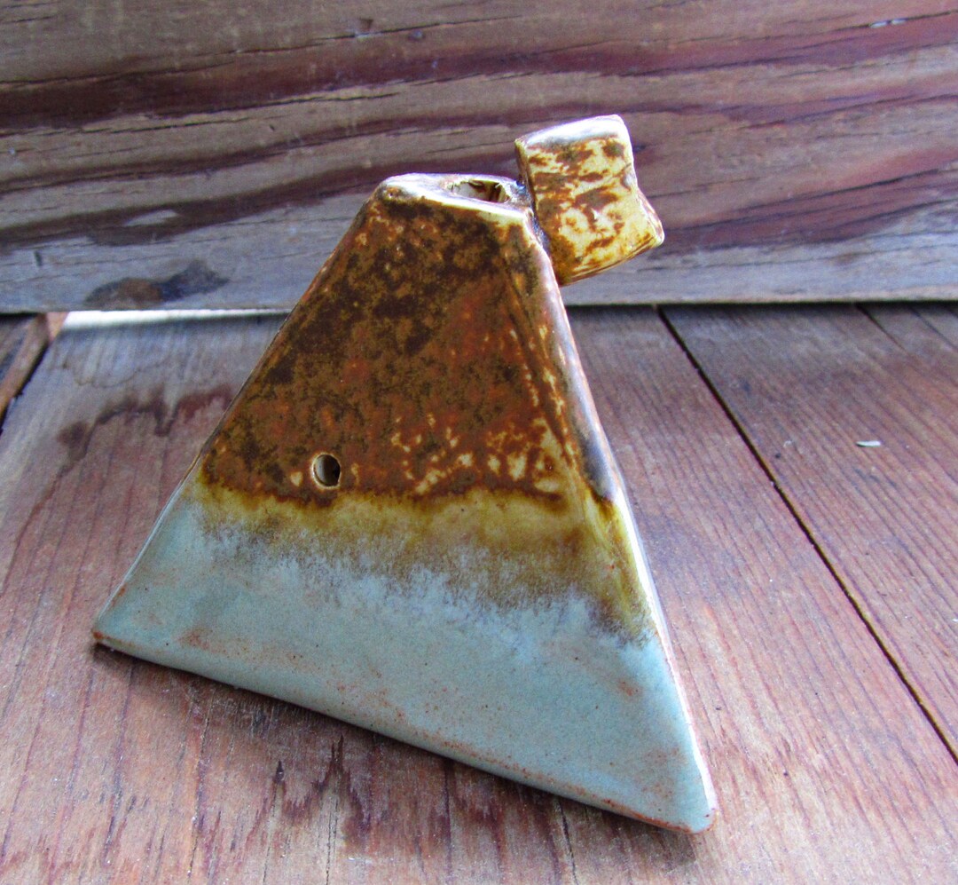Triangle Whistle, Unique Handmade Pottery, Music Notes - Etsy